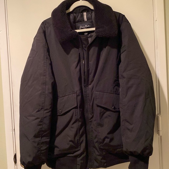 Sean John | Jackets & Coats | Sean John Mens Faux Sherpa Collar Bomber ...